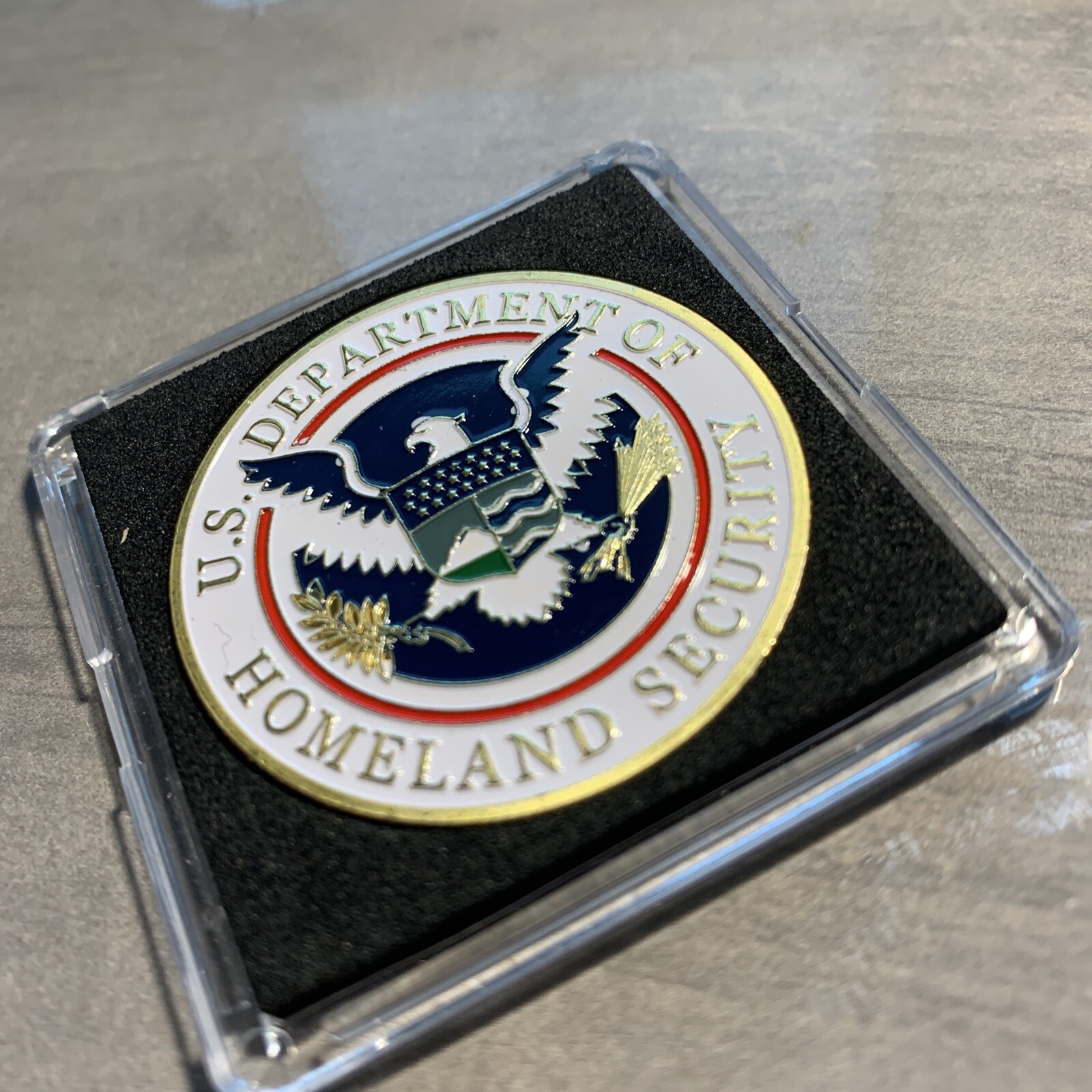 US Federal Protective Service Police DOHS Challenge Coin 40mm | eBay