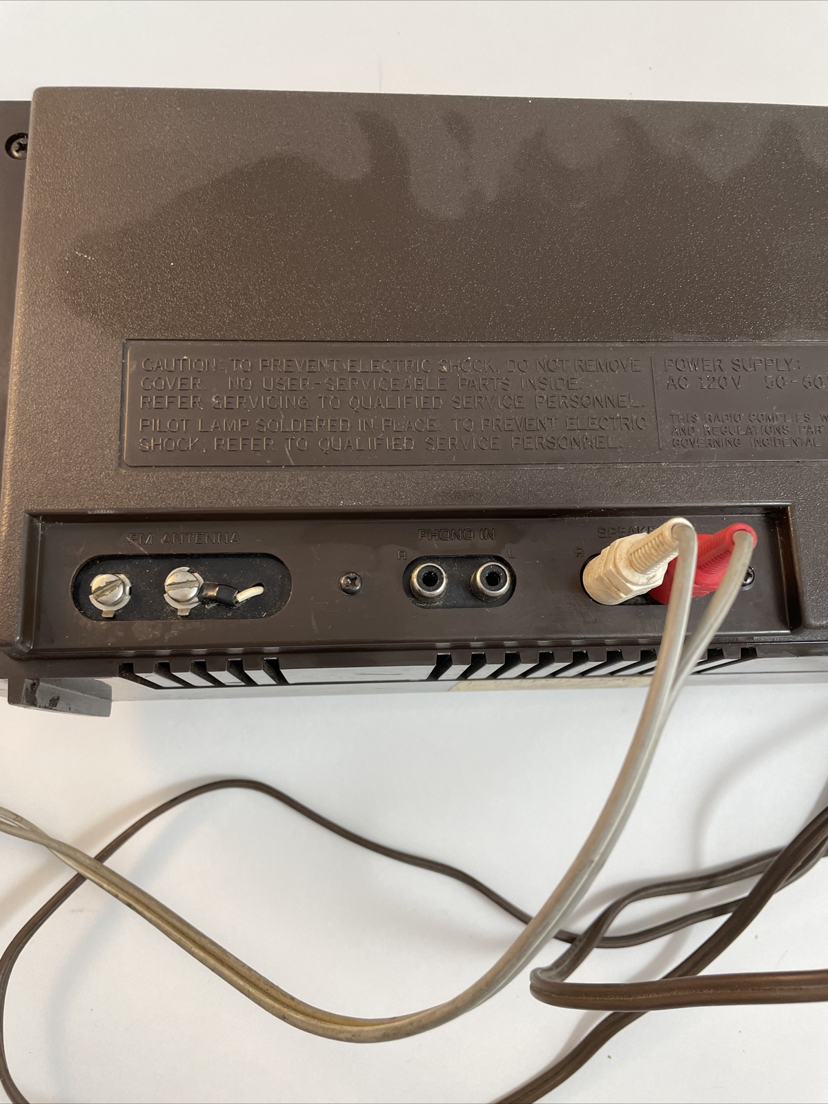 Montgomery Wards Airline Solid State AM FM Radio Model GEN 6111A | eBay