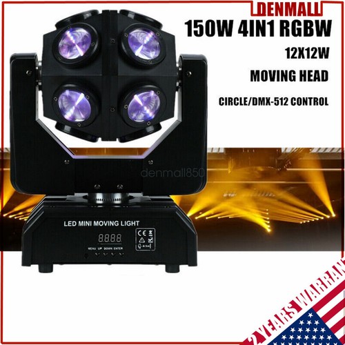 150W RGBW 12x12W 4IN1 DMX LED for DJ disco party stage ball Moving Head ...