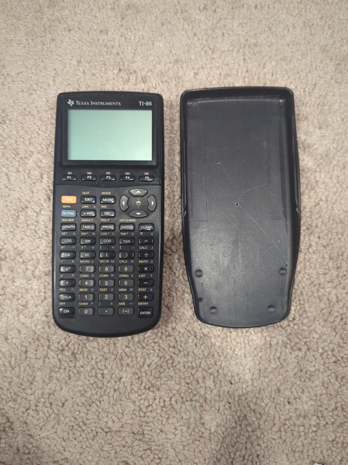 Texas Instruments Ti-86 Graphing Calculator With Cover | eBay