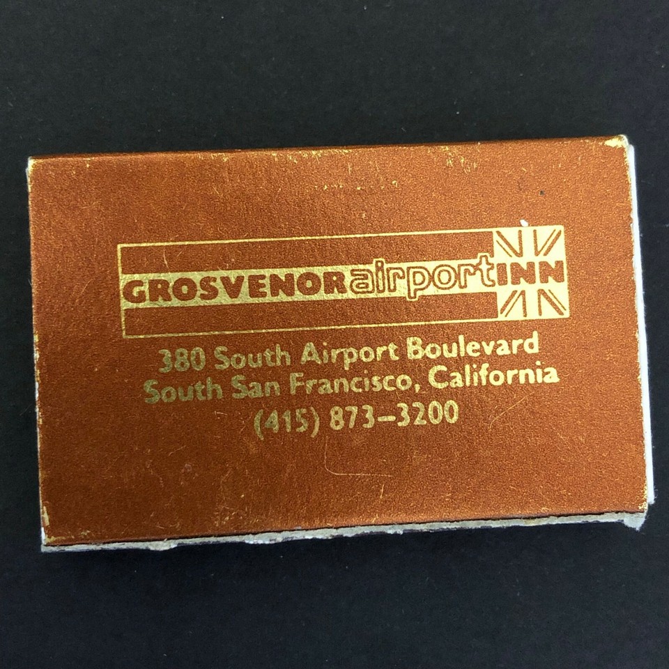 c1970's-80's Wooden Matchbox Matchbook "The Brass Elephant" South San ...