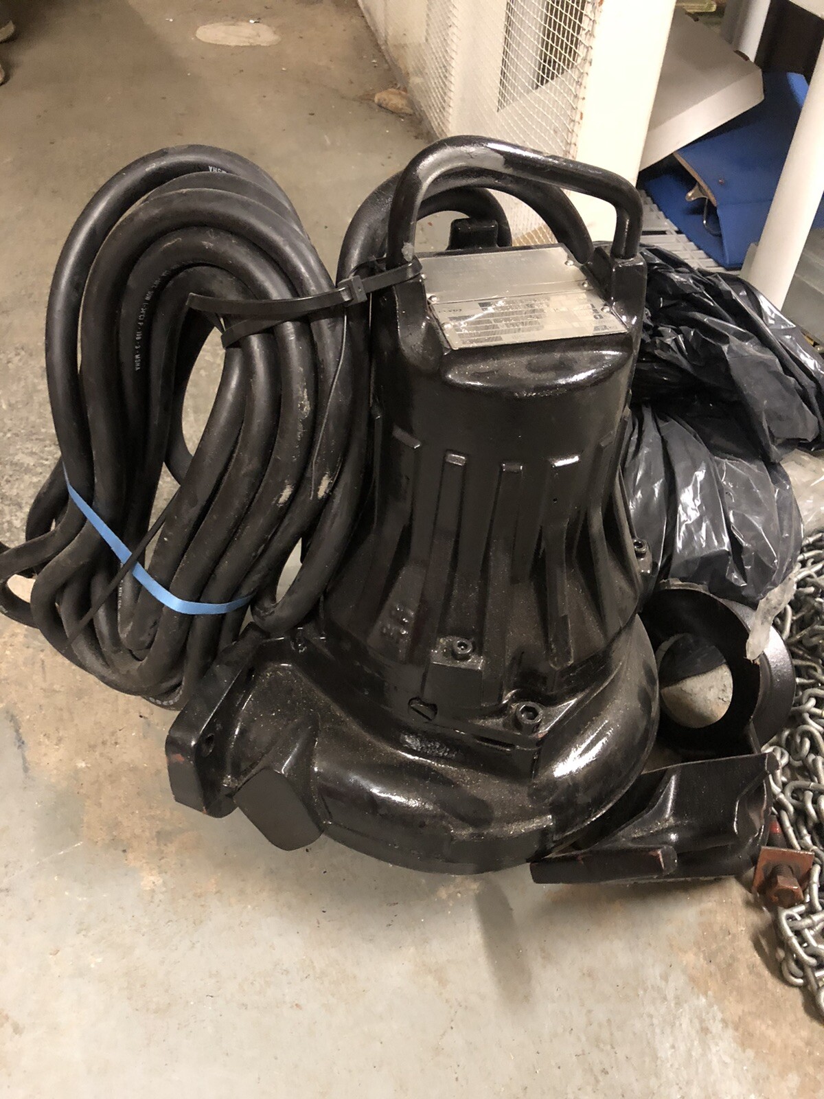 ITT FLYGT 3085 1690 RPM 2.2 KW 3 HP SUBMERSIBLE 3” WELL SEWAGE SLOP ...