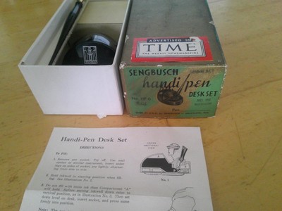 Mint In Box Sengbusch Fountain Pen Handi Pen Desk Set | eBay