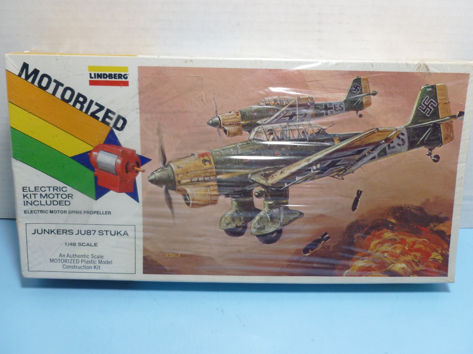 - LINDBERG MOTORIZED 1/48 JU-88 STUKA SEALED #1505 - YEAR 1976 | eBay