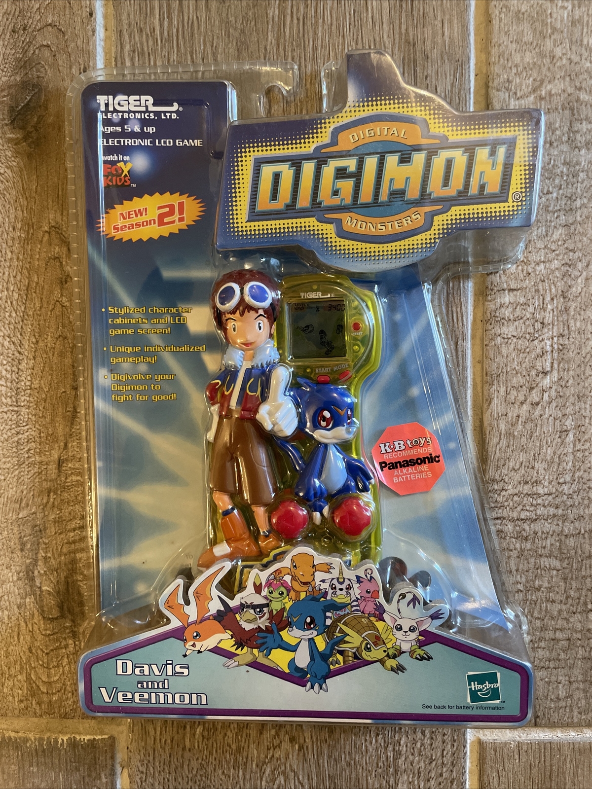 RARE Tiger Digimon Digital Monsters LCD Game Davis And Veemon - Sealed ...