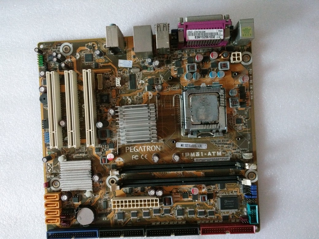 1pc Used PEGATRON IPM31-ATM 775-pin industrial computer ATM motherboard ...