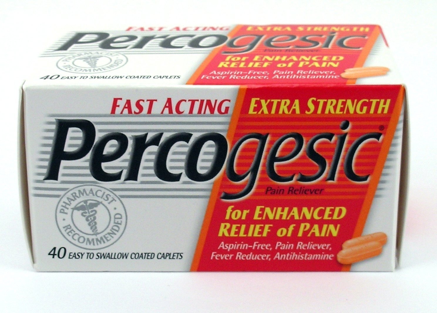 Percogesic Fast Acting Extra Strength Enhanced Pain Relief Coated ...