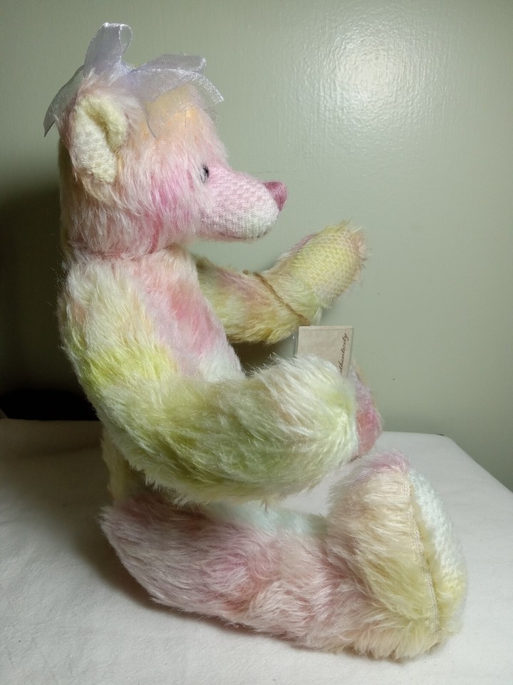 Vtg RUSS Mohair Collection Ltd Edition 13" Pastel Jointed Zoe Bear ...