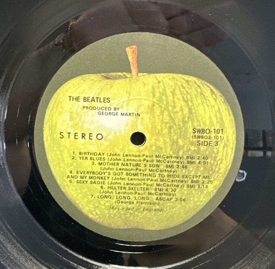 The Beatles - White Album - Apple LP VG POP ROCK STEREO LA PRESS no ...