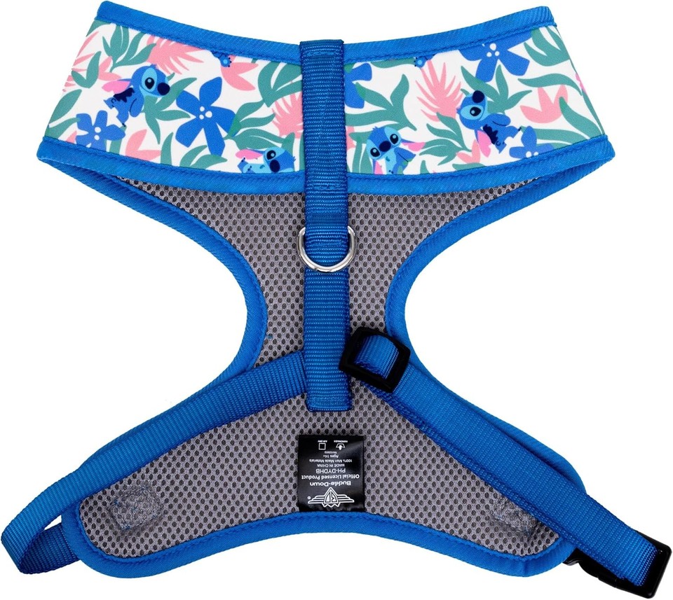 Disney Plastic Buckle Pet Harness, Lilo and Stitch Stitch Poses and (US ...