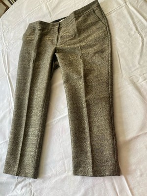 Boden Women’s Trousers With A Gold Lurex Thread In The Fabric Size 18R ...