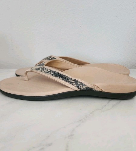 Vionic Tide II Women’s Size 10 Snake Print Comfort Flip Flop Ortho ...