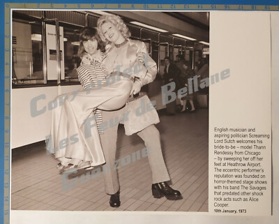 SCREAMING LORD SUTCH THANN RENDESSY THE SAVAGES photo document clipping ...