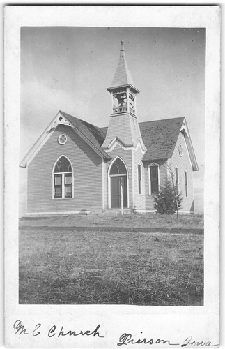 RPPC M.E. Church, Pierson, Iowa Woodbury County Vintage Real Photo ...