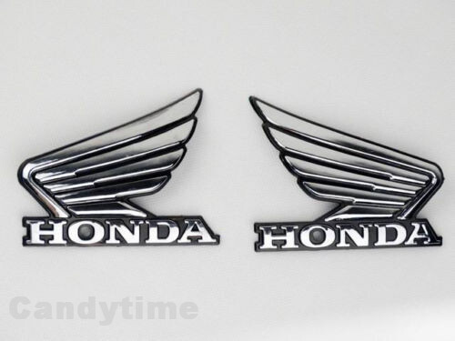 Motorcycle Chrome 3D ABS Fuel Tank Emblem 3M Decals For Wing Stickers ...