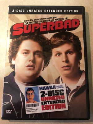 Superbad (DVD, 2007, 2-Disc Unrated Extended Edition) “Excellent Near ...