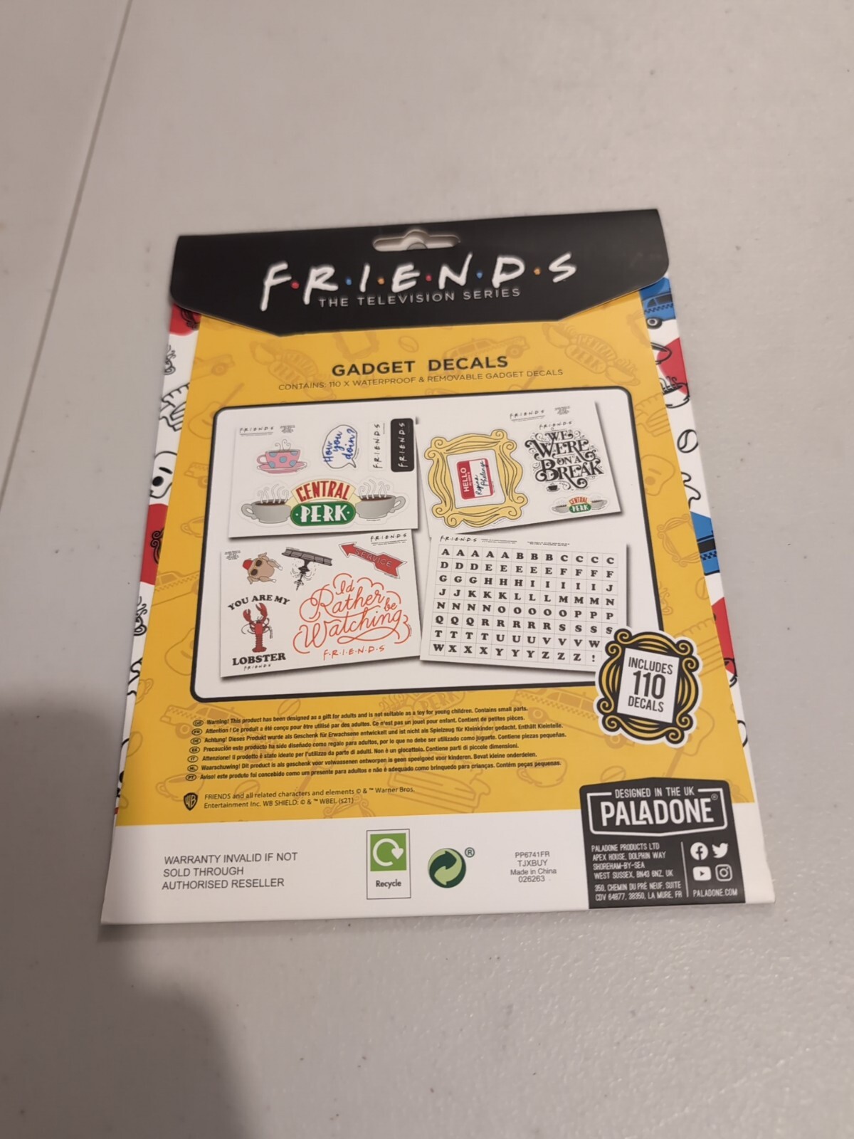 FRIENDS Gadget Decals 110 Waterproof & Removable Decals NEW | eBay ...