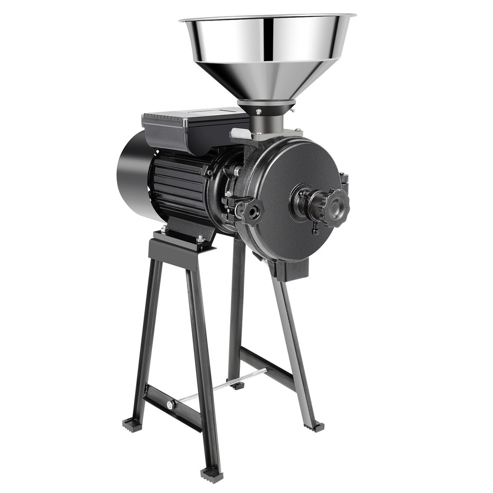 Heavy Duty Commercial 3000W Electric Grain Mill Grinder Feed Pulverizer ...