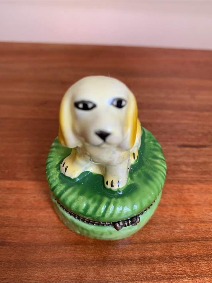 Greenbrier International Golden Retriever Dog Trinket Box Cocker ...