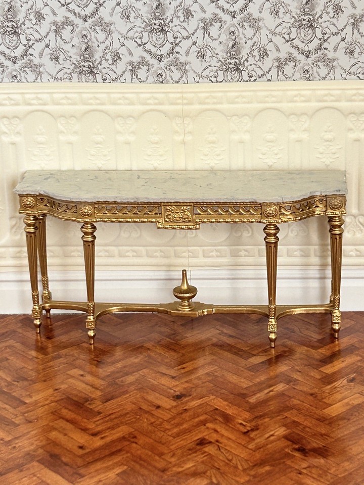 Dolls House 1/12 Scale Beautiful Gold 19th Century French Empire ...