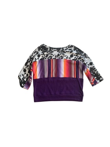 Crazy Train Raglan Sleeve Women Sz M Multicolor 4P | eBay