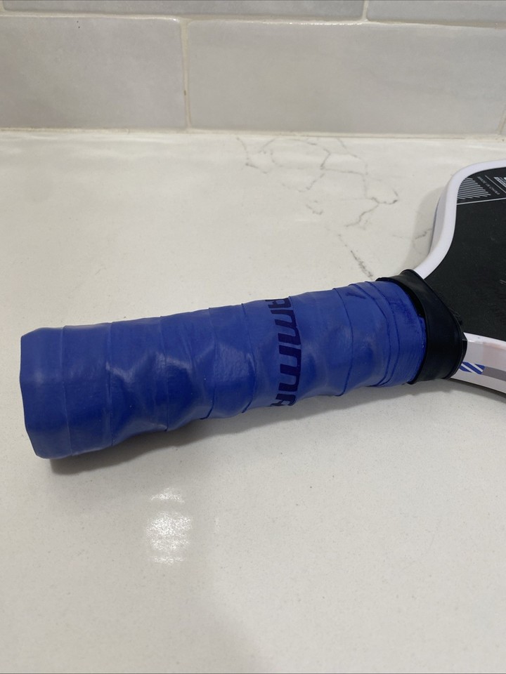 Hyperion Pro IV 16mm Pickleball Paddle Blue Carbon Fiber TFP Custom Grip Hex | eBay