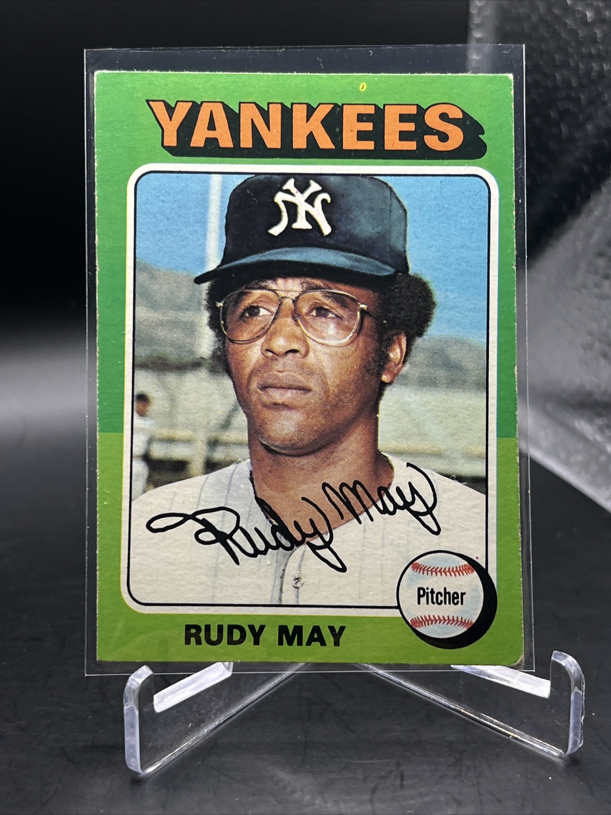 1975 Topps Baseball #321 Rudy May New York Yankees EX | eBay