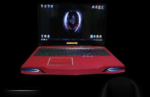 Laptop Glitter Sticker Skin Protector for Dell Alienware M17X 17 R4 ...