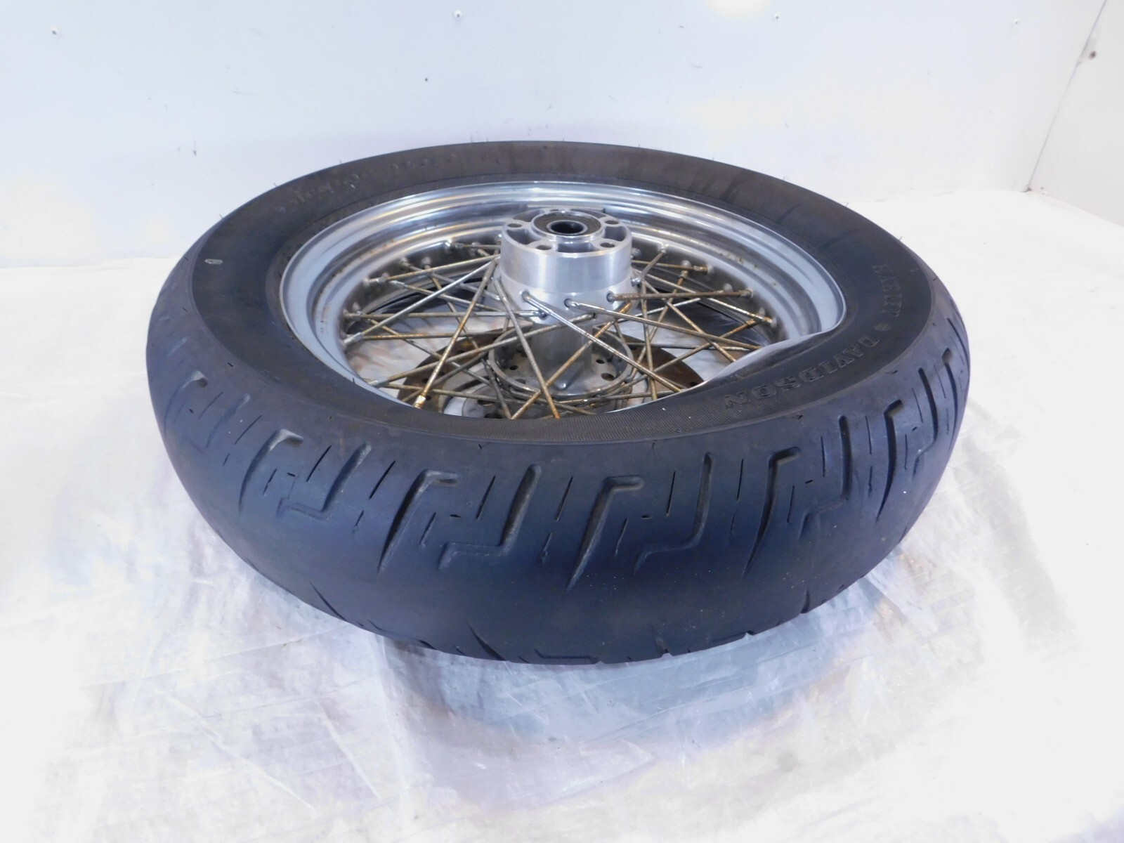 Harley Davidson Sportster 883 & 1200 Laced Rear Wheel Rim & Tire ...