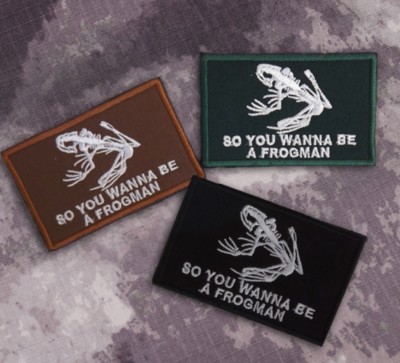 So You Wanna Be A Frogman NAVY SEAL DEVGRU Embroider Special Warfare ...