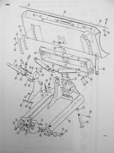CASE 310G CRAWLER DOZER BULLDOZER SERVICE MANUAL AND PARTS CATALOG ...
