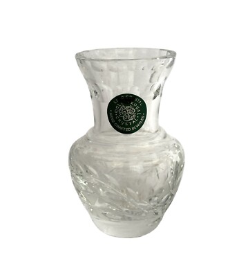 Welsh Royal Crystal Vase With Label And In Original Box 9cm Tall | eBay UK