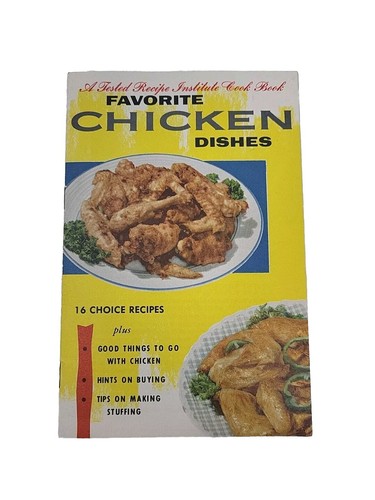 VTG GM General Motors "Favorite Chicken Dishes" Employee Recipe ...