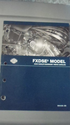 NOS Harley Davidson OEM Factory Parts Catalog 2008 FXDSE Model 99430-08 ...