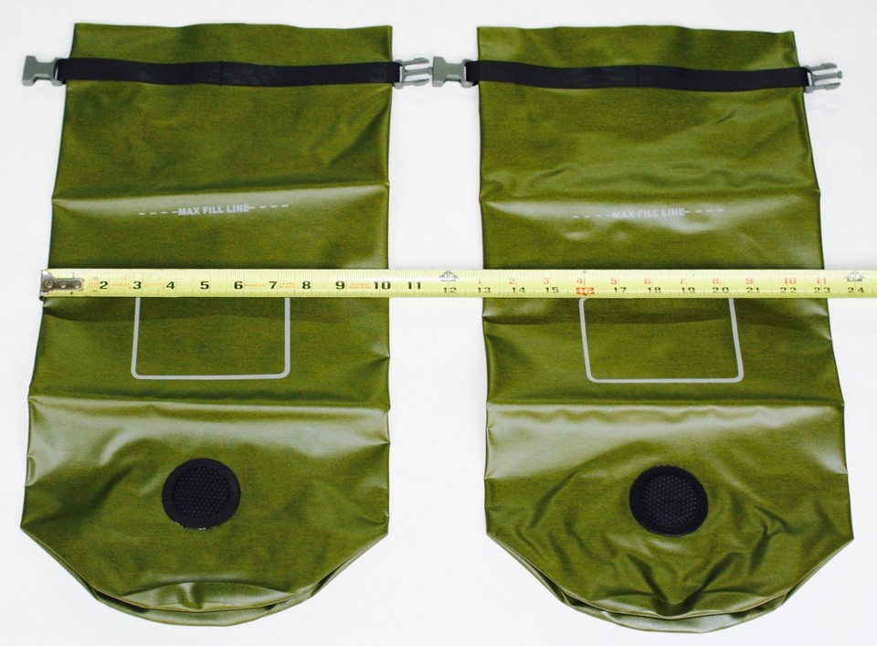 TWO AUTHENTIC NEW USMC 9L MAC SACK WATERPROOF DRY BAGS ILBE 9LITER NEW ...