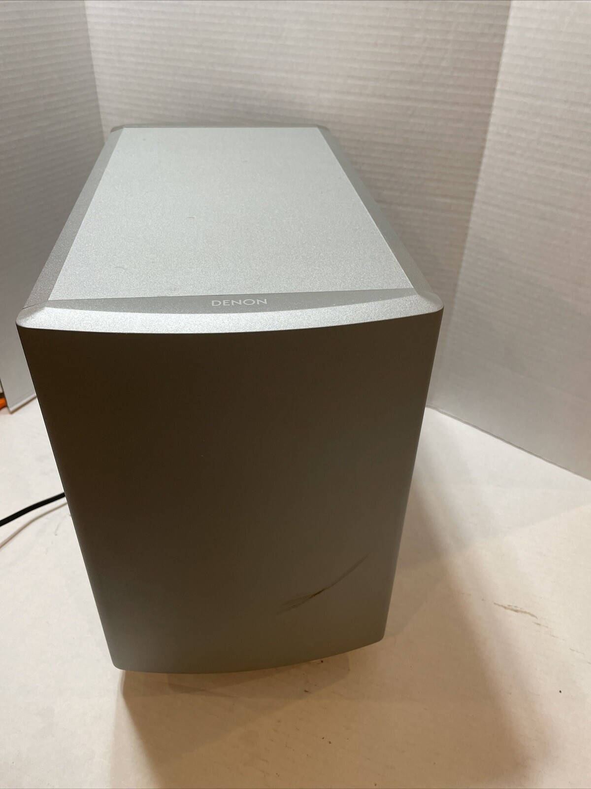 Denon S-101 DSW-S101 Powered Subwoofer Silver Sub Only - With plug ...