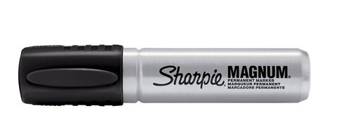 Sharpie Pro Magnum Permanent Marker, Black 1 ea Free Shipping ...
