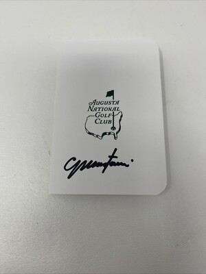 Colin Montgomerie Autographed Masters Scorecard | eBay