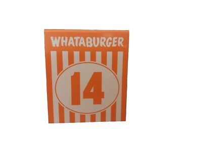 Whataburger Table Tent 14 | eBay