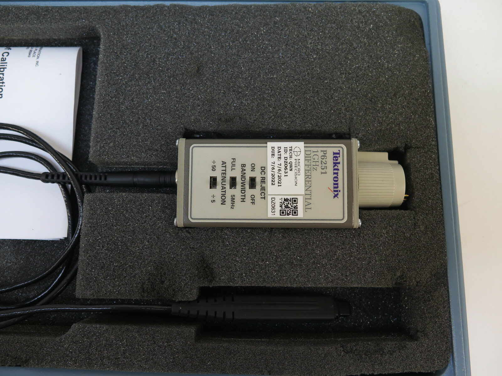 Tektronix P6251 1 GHz, 42V Range, High Voltage Differential Probe | eBay