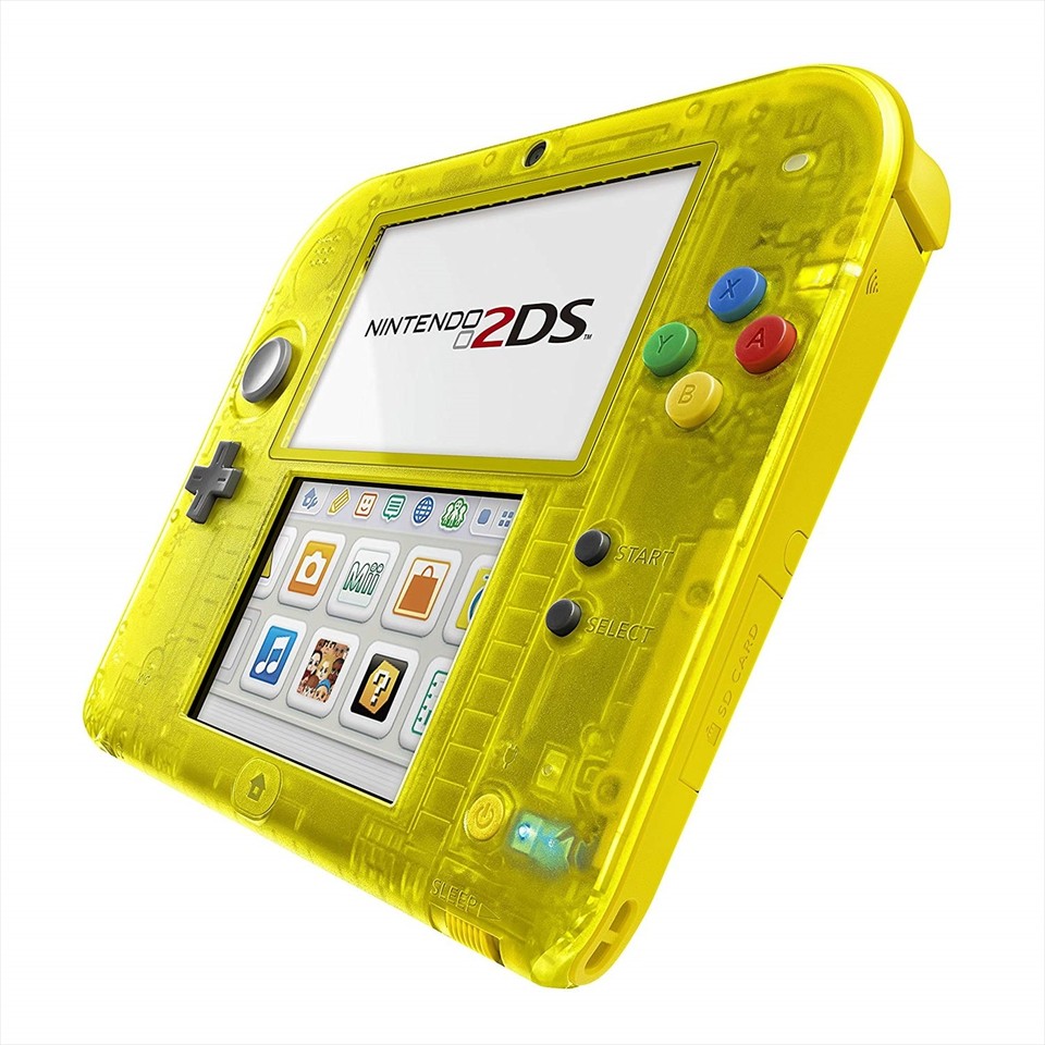 Nintendo 2DS Pokemon Yellow Pikachu Limited Edition Console Game Japan ...