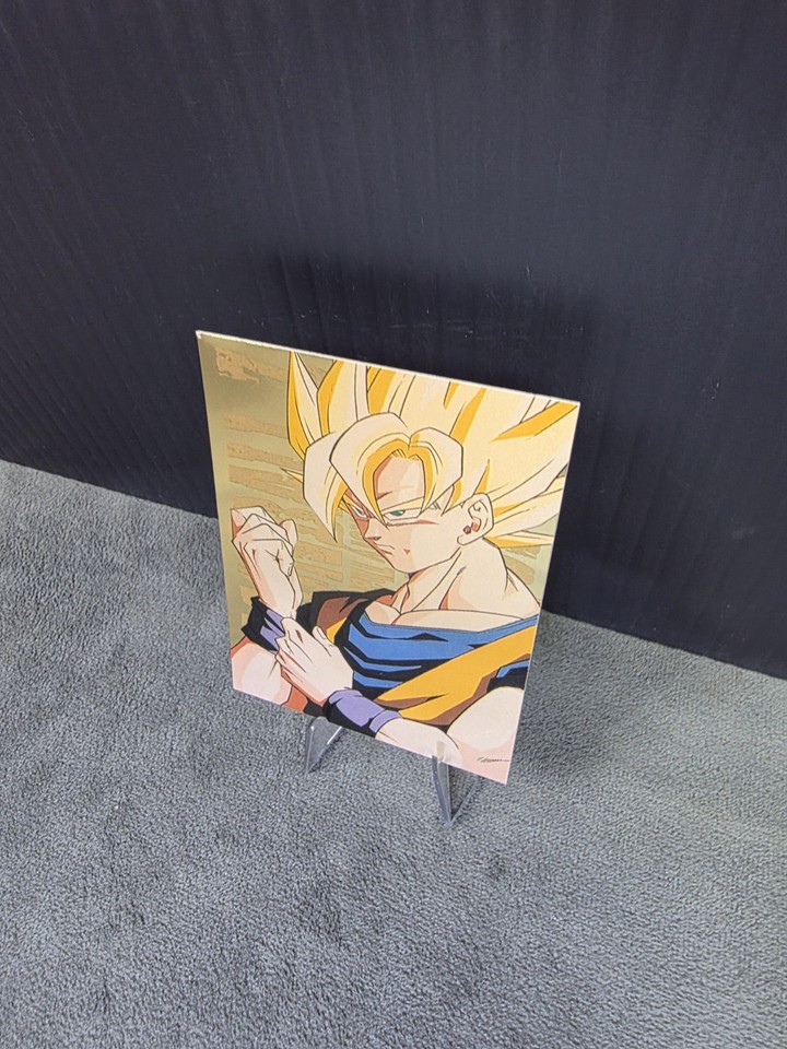1999 Dragon Ball Z Gold Foil Set #G-1 Explosive Rage! Goku B-2 | eBay