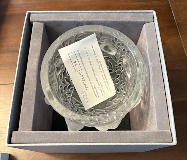 LALIQUE CRYSTAL ELIZABETH VASE #1226500 BRAND NEW IN BOX | eBay