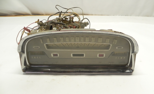 VINTAGE 1959 FORD RANCHERO, FAIRLANE 500 & GALAXIE SPEEDO CLUSTER GAUGE ...
