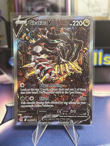Pokémon TCG Giratina V Alt Art 186/196 Lost Origin Ultra Rare | eBay