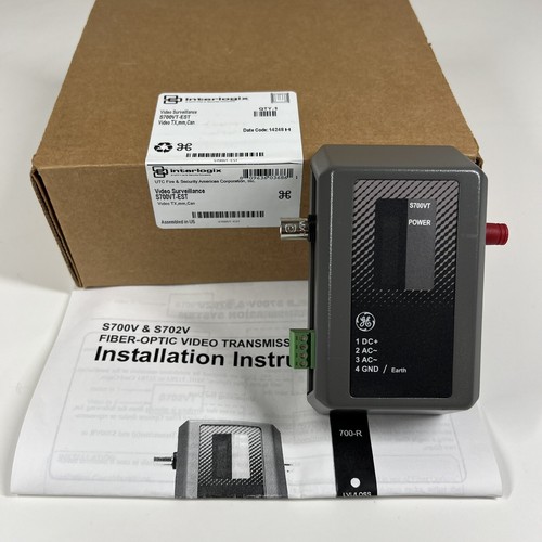 GE Security S700VT-EST INTERLOGIX Fiber Optic CCTV Video Transmission ...