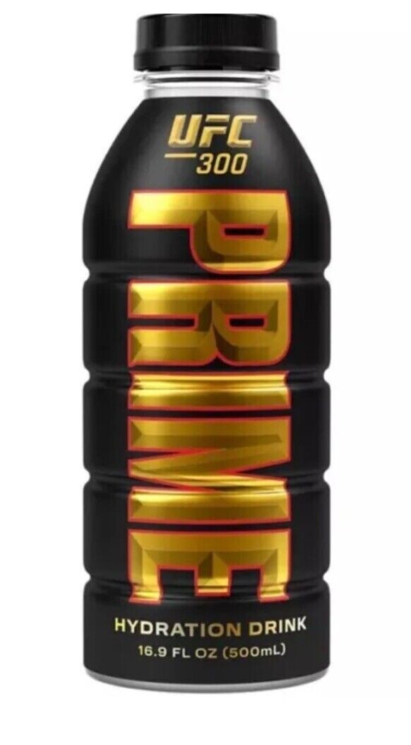 Prime UFC 300 Hydration Case Of 12-500ml Sealed Slab Limited Edition ...