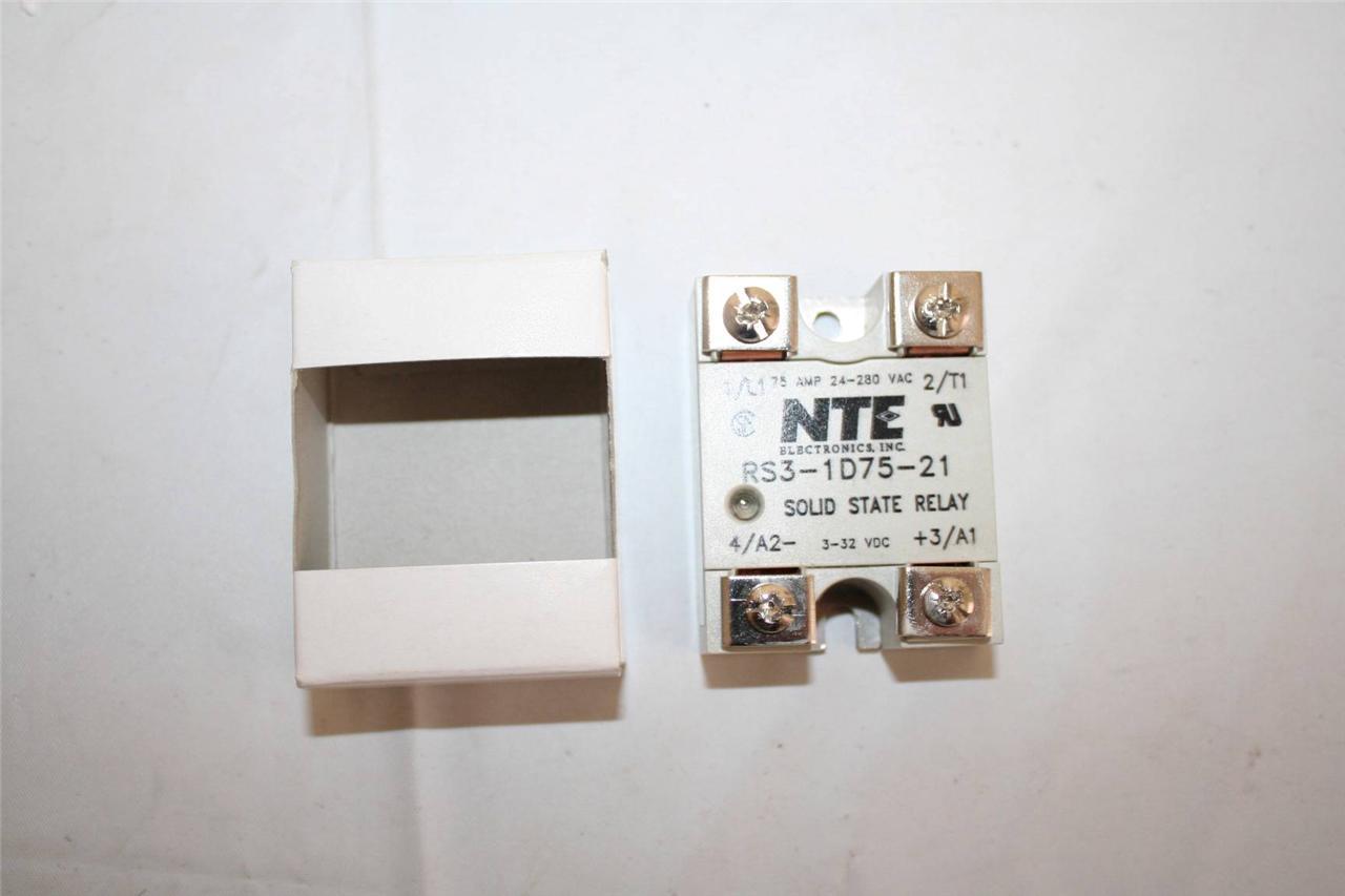 NTE Relay RS3-1D75-21 SSR-45A DC Panel Mount SPST-NO RLYB75240 New | eBay
