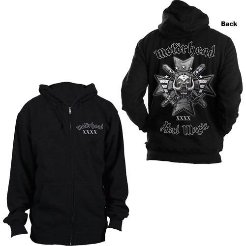 Motorhead Unisex Zipped Hoodie: Bad Magic (Back Print) | eBay