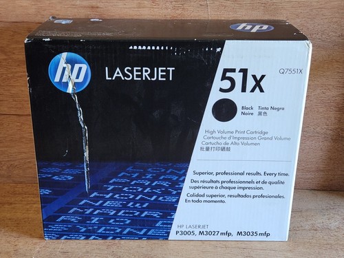 HP Q7551X Toner Print Cartridge 2010 Factory Sealed 51X High Yield OEM ...